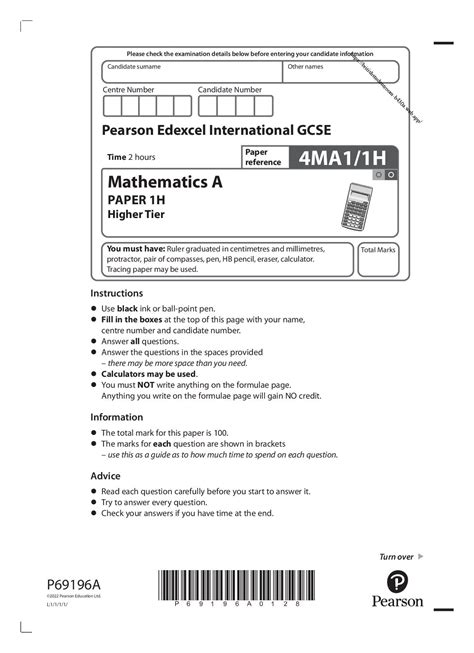 Pearson Edexcel Exam Timetable Summer 2025 Isaac Marshall