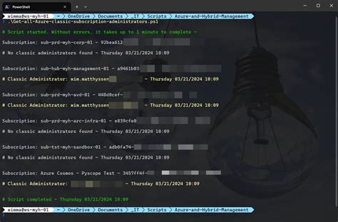 list “azure classic subscription administrators” via the azure portal