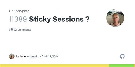sticky sessions · issue 389 · unitech pm2 · github