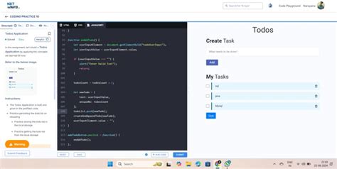 Narayana Anantha On Linkedin Day53 100daysofcoding Nxtwave Ccbp