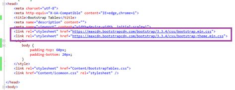 The Aspnet Mvc Club Bootstrap Tutorial Lesson 11 Responsive Tables