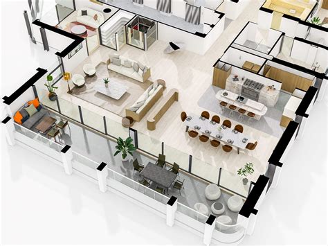 3d Floor Plans For Billbergias Penthouse Development