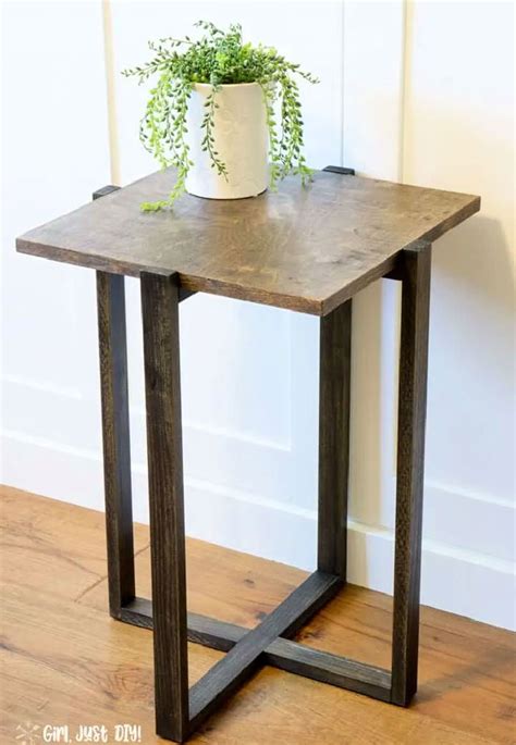 25 Free Diy End Table Plans And Ideas
