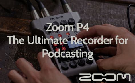 Amazon.com: Zoom PodTrak P4 Portable Podcast Recorder with 4x AA ...