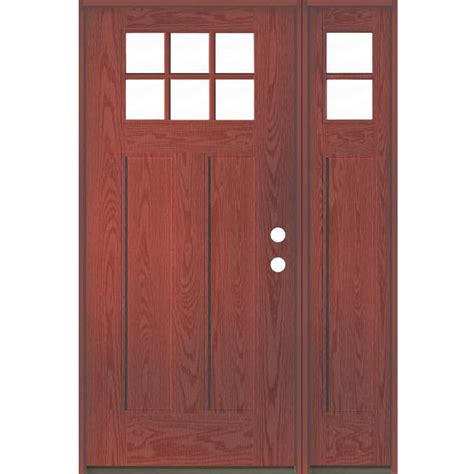 Krosswood Doors Pinnacle Craftsman 50 In X 80 In 6 Lite Left Hand