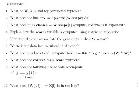 solved question 2 svm code given the svm code below