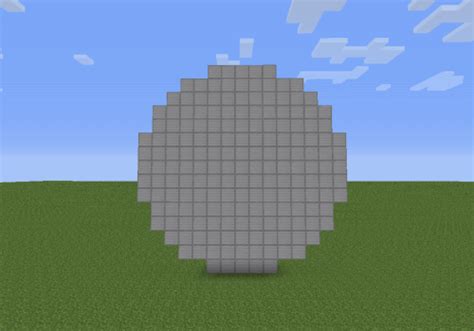 How To Build Circles And Spheres Minecraft Blog