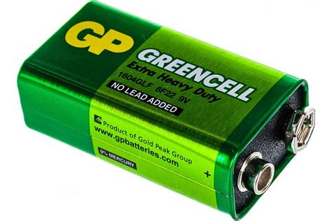 Батарея GP Supercell 1604S 6F22, 1 шт. 9V [GP 1604S-B] — купить по ...