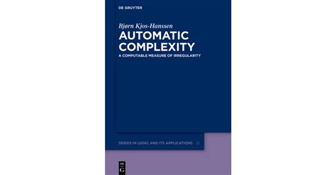 Automatic Complexity Book