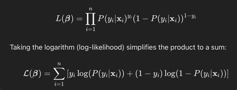 Maximum Likelihood Estimation With Logistic Regression Dev Community