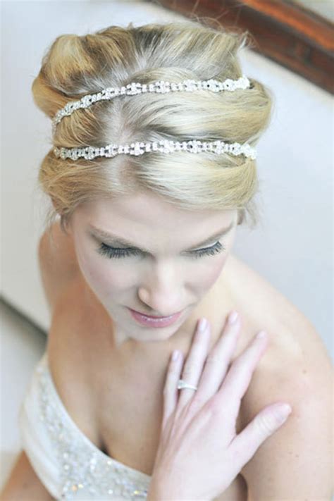 Crystal Headband Double Row Wedding Headband Bridal Wedding Etsy
