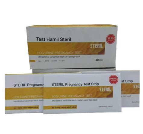 Tespek Tes Hamil HCG Test Pack Steril Paket Isi Strip Lazada