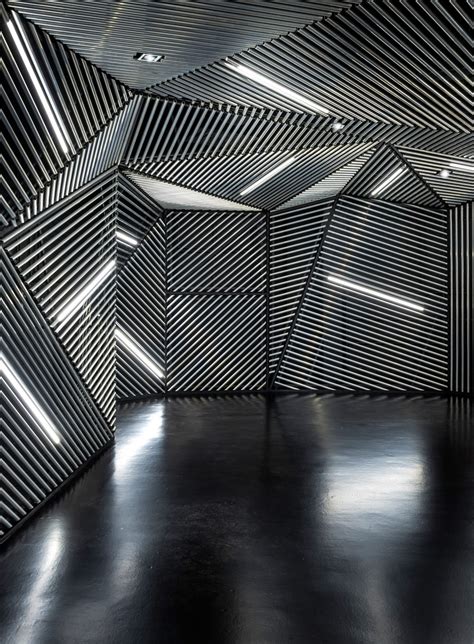 Ministry Of Design Creates Robot Training Facility Lined With Metal And Lights