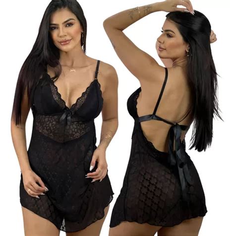 Camisola Feminina Transparente Luxo Sensual Sex Frete Gr Tis Parcelamento Sem Juros