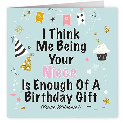 Buy Cult Kitty I Think Being Your Niece Birthday Card Funny