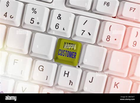 Text Sign Showing Happy Customer Business Photo Text Highest Satisfaction Rate With The