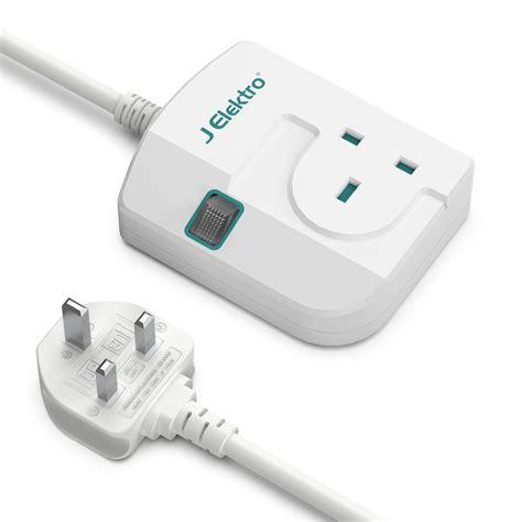Single Extension Lead J Elektro Extension Socket Switched Power Strip With 3m Extension Cord