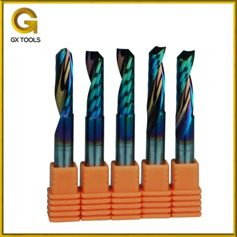 No Burr Milling Cutter Dlc Coated Single Edge Spiral Milling Cutter