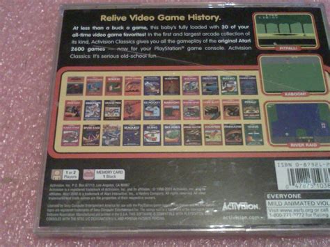 Activision Classics Sony Playstation 1 1998 Ps1