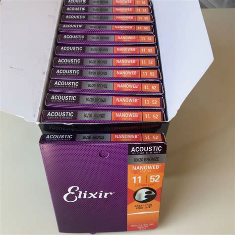 Yahoo オークション Elixir エリクサー アコースティック弦 11 52 弦