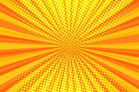 스트라이프 컬러풀 한 광선 배경 팝 아트 크리에이티브 컨셉 컬러풀 만화 잡지 표지 만화 하프톤 복고풍 패턴 포스터 카드 판매 배너 빈 거품에 대한 추상 템플릿 디자인