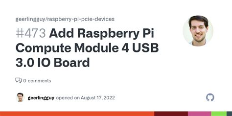 Add Raspberry Pi Compute Module USB IO Board Issue Geerlingguy Raspberry Pi Pcie