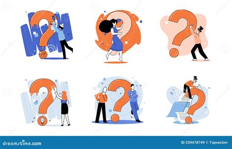 Question Mark Obtaining Information Of Interest Faq Help Problem And Solution Concept