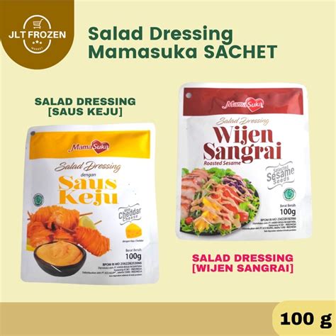 Jual Mamasuka Salad Dressing Sachet 100g Wijen Keju Hot Lava
