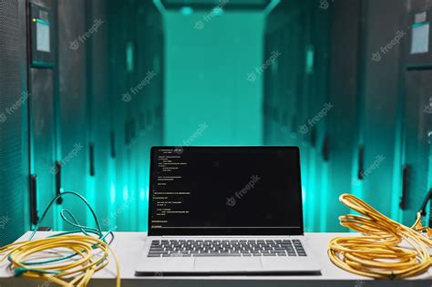 Premium Photo Background Image Of Laptop With Code On Screen In