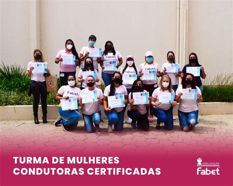 Finalizada A Turma De Formação De Mulheres Condutoras Fabet
