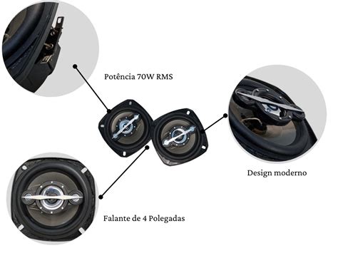 Kit alto falante leson quadriaxial polegadas w r cinza NTV Distribuidora de Som e Acessórios