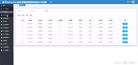 计算机毕业设计项目之基于spring Boot的车间调度管理系统的设计与实现基于spring的工业车间作业调度系统毕业论文报告 Csdn博客