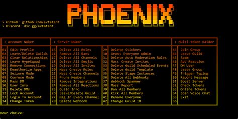 Github Xsabaruphoenix Discord Nuker The Best Free Discord Nuker