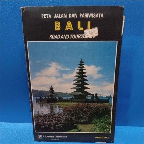 Jual Buku Original PETA JALAN DAN PARIWISATA BALI ROAD AND TOURIS MAP