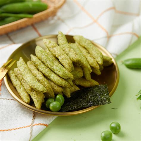 Calbee卡乐比进口豌豆脆海苔味非油炸豌豆条网红零食小吃休闲食品 虎窝淘