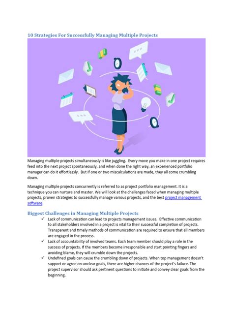 10 Strategies For Successfully Managing Multiple Projects Edited2