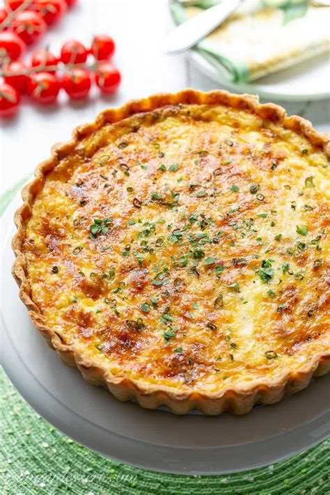 Classic Quiche Lorraine Saving Room For Dessert