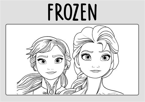 DIBUJOS De FROZEN Para Colorear PACK COMPLETO En PDF