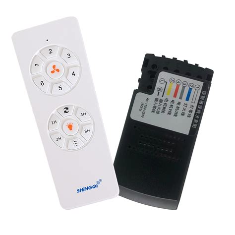 Smart Design 6 Speed Controller Timer Function Ceiling Fan Light Remote