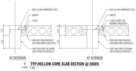 Hollow Core Roofing Detail