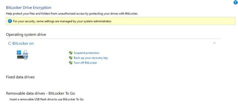 Microsoft Confirms Windows 11 Bitlocker Bug Causes Settings Are Managed By Administrator Error