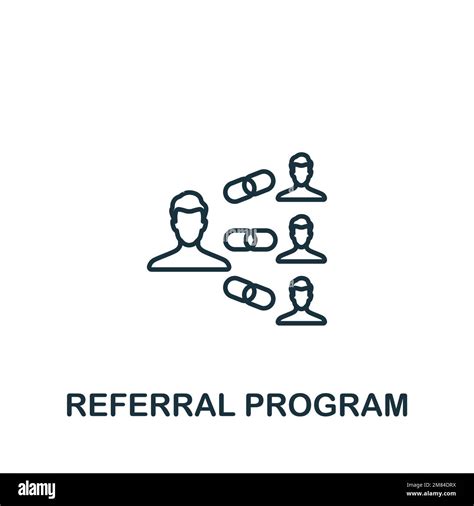Referral Program Icon Monochrome Simple Talent Development Icon For Templates Web Design And
