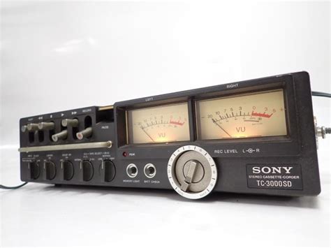 【傷や汚れあり】sony Tc 3000sd ソニー カセットデンスケ3000 ポータブル カセットデッキ カセットテープレコーダー ∬