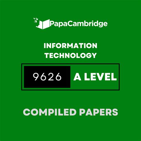 Information Technology 9626 AS And A Level Yearly Unsolved Past Papers