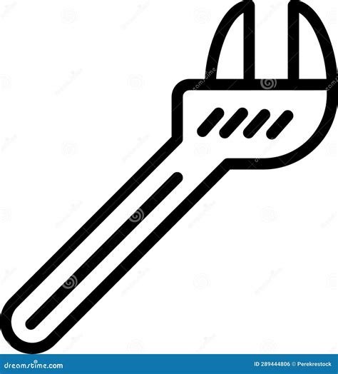Linear Wrench And Gear Icon From Construction Outline Collection Thin Line Wrench And Gear