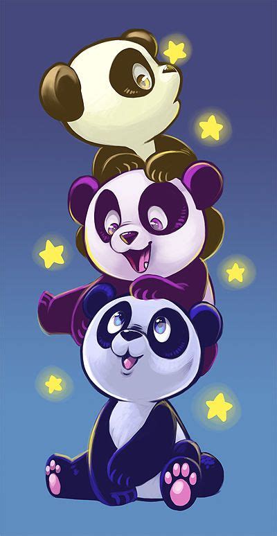 Panda Stack By Fluro Knife On Deviantart Panda Art Cute Panda