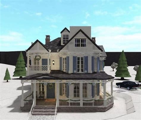 Bloxburg House Build Roblox Farmmodernrealistic Exterior Only