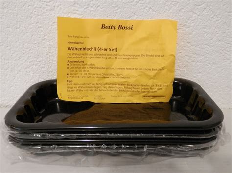 Wähenblechli kleine Backbleche 4er Set Betty Bossi Kaufen auf