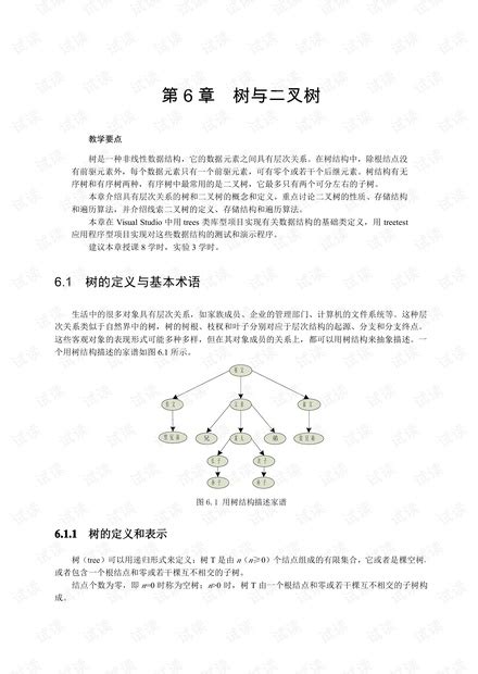 数据结构深入解析：树与二叉树 Csdn文库