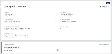 workflow responses formassembly resource center